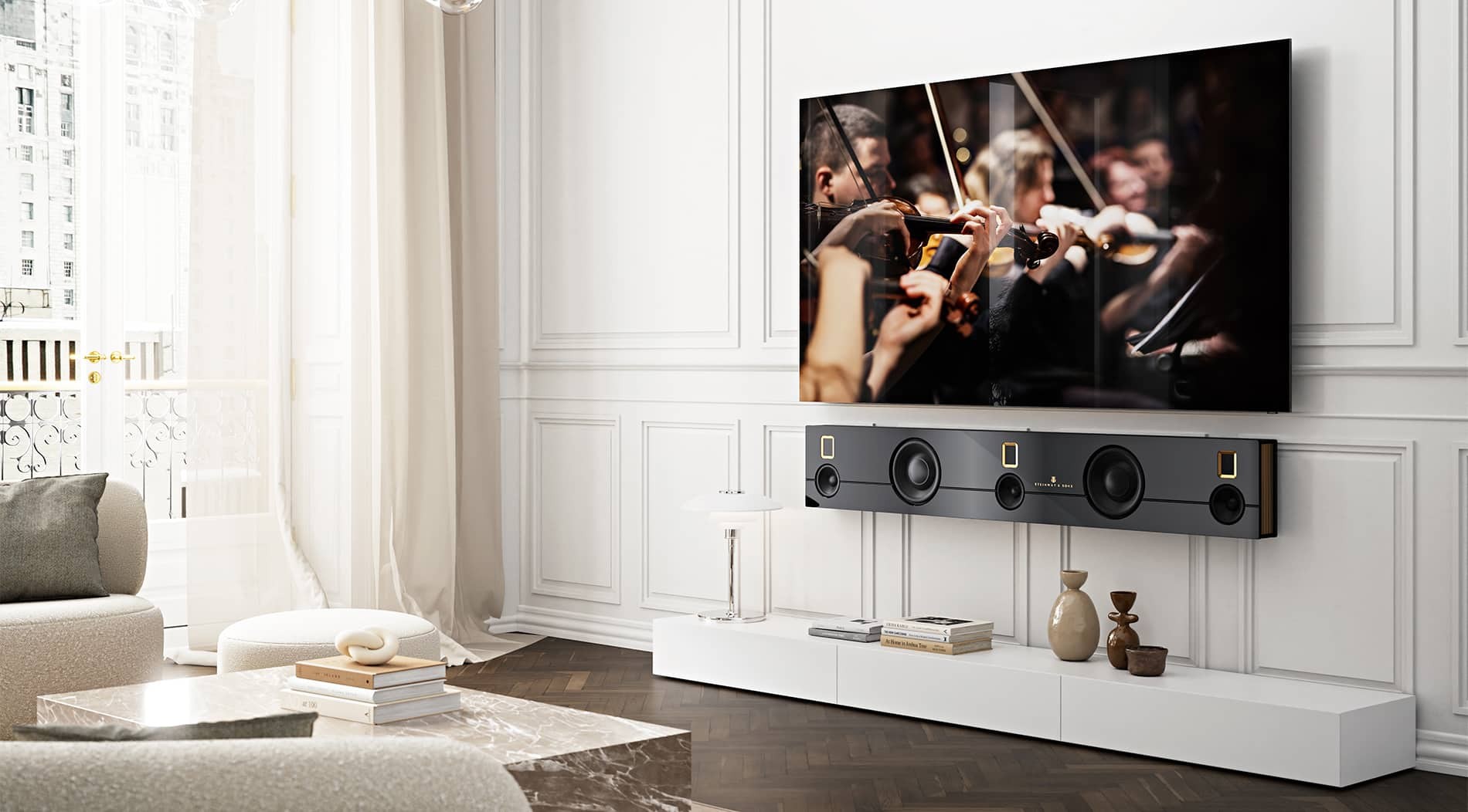 Steinway Lyngdorf Model S Soundbar: The World's Most Extreme Soundbar ...